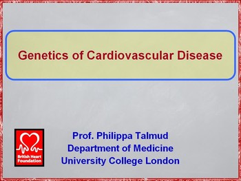 Genetics of cardiovascular disease | HSTalks