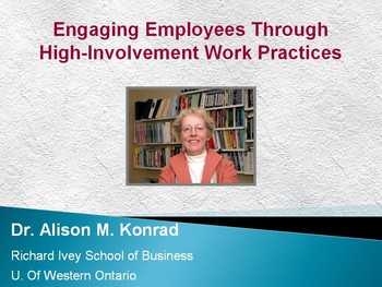 Engaging employees through high involvement work practices | HSTalks
