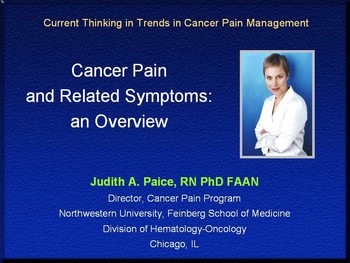 Cancer pain and related symptoms: an overview | HSTalks
