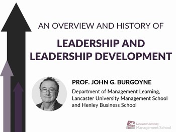 An overview and history of leadership and leadership development | HSTalks