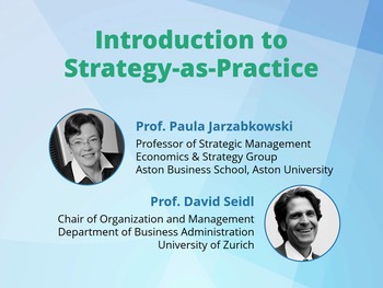 Introduction to Strategy-as-Practice | HSTalks