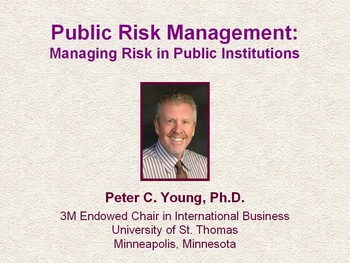 Public risk management: managing risk in public institutions | HSTalks