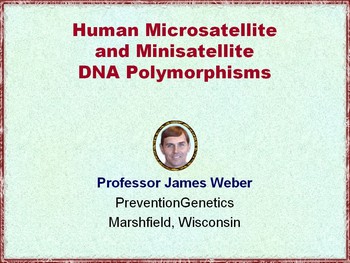 Human microsatellite and minisatellite DNA polymorphisms | HSTalks