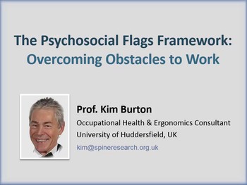 The psychosocial flags framework: overcoming obstacles to work | HSTalks