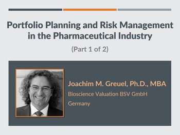 Portfolio planning and risk management in the pharmaceutical industry 1 ...