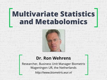 Multivariate statistics and metabolomics | HSTalks