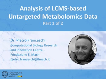Analysis of LCMS-based untargeted metabolomics data 1 | HSTalks
