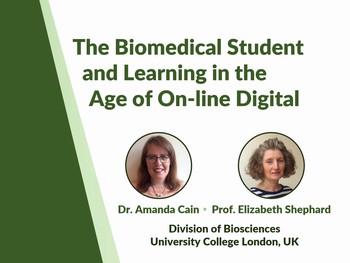 The biomedical student and learning in the age of on-line digital | HSTalks