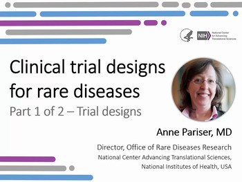Clinical trial designs for rare diseases 1: trial designs | HSTalks