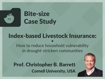 Index-based livestock insurance | HSTalks