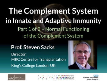 The complement system in innate and adaptive immunity: normal ...