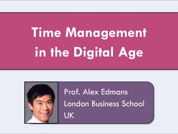 Time management in the digital age | HSTalks
