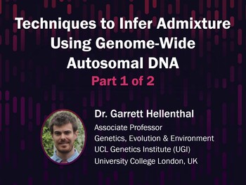 Techniques to infer admixture using genome-wide autosomal DNA 1 | HSTalks