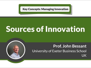 Sources of innovation | HSTalks