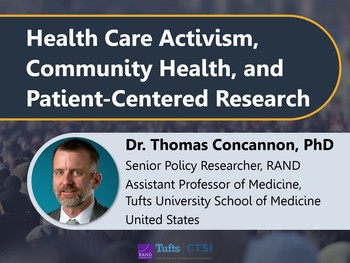 Health care activism, community health, and patient-centered research ...