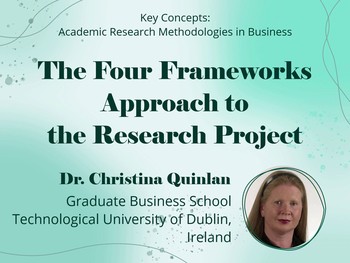 The four frameworks approach to the research project | HSTalks