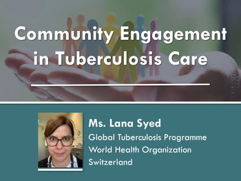 Community engagement in tuberculosis care | HSTalks