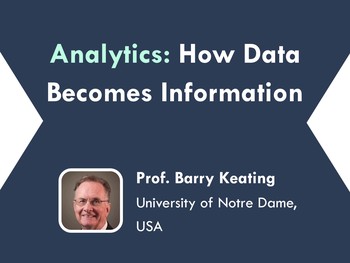 Analytics: how data becomes information | HSTalks