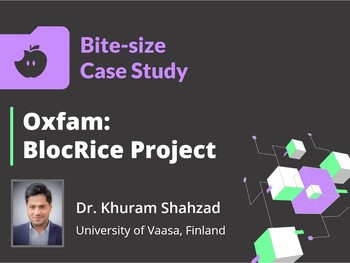 Oxfam: BlocRice project | HSTalks
