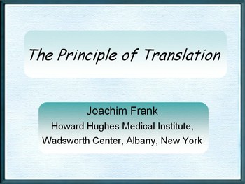 The principle of translation | HSTalks